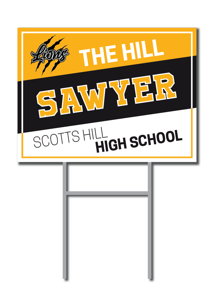 Custom Name Signs | Scotts Hill High School Fundraiser – Signs Unleashed