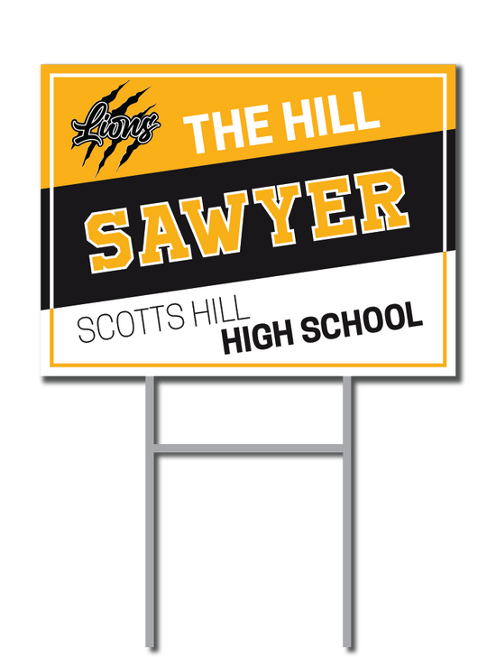 Custom Name Signs | Scotts Hill High School Fundraiser – Signs Unleashed