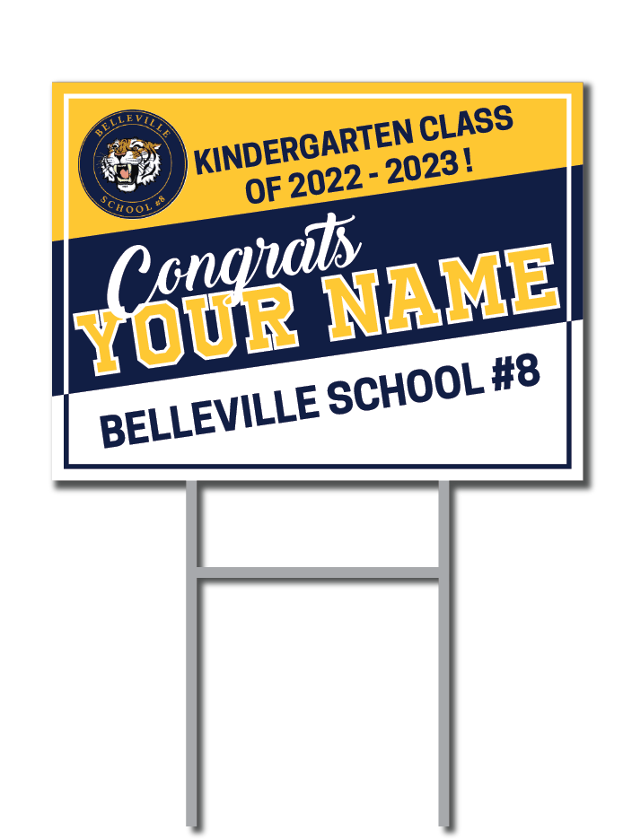 Belleville Kindergarten Custom Name Signs – Signs Unleashed
